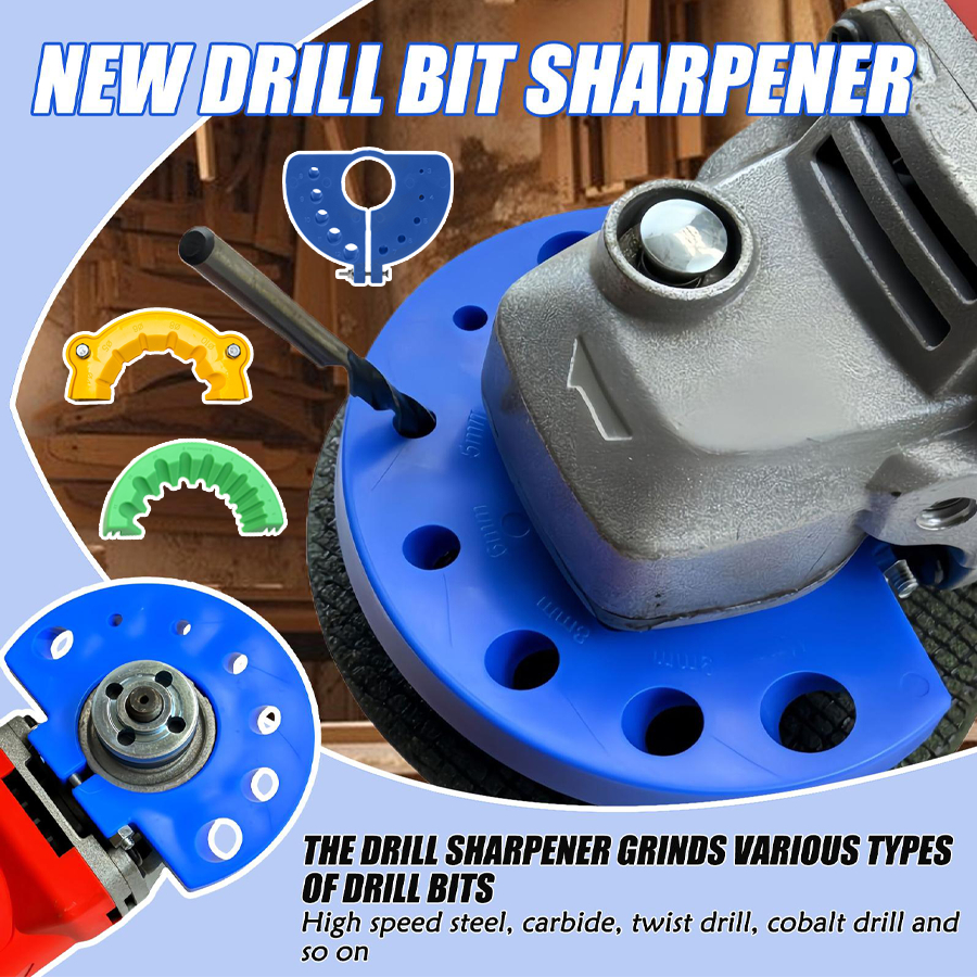 New angle grinder drill bit artifact old drill bit sharpener multi ...