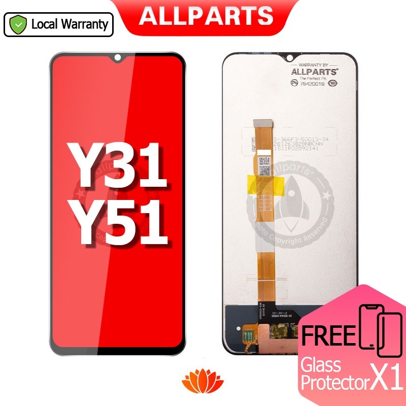 Allparts 6.58" 90Hz Display for VIVO Y31 2021 Y51 2020 LCD Touch Screen ...