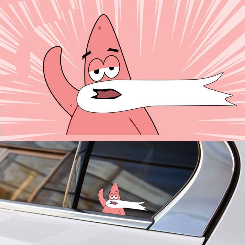 Patrick Star Car Stickers Model Car Stickers Personalized Stickers ...