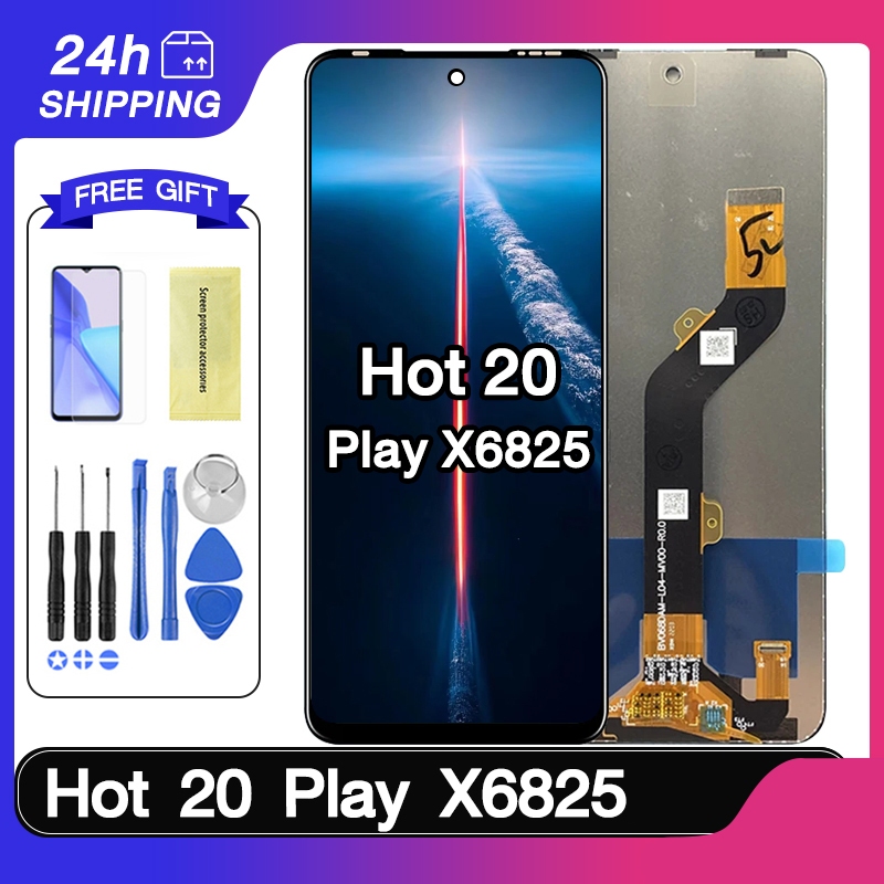 For Infinix Hot 20 Play X6825 LCD Display Touch Screen Digitizer ...