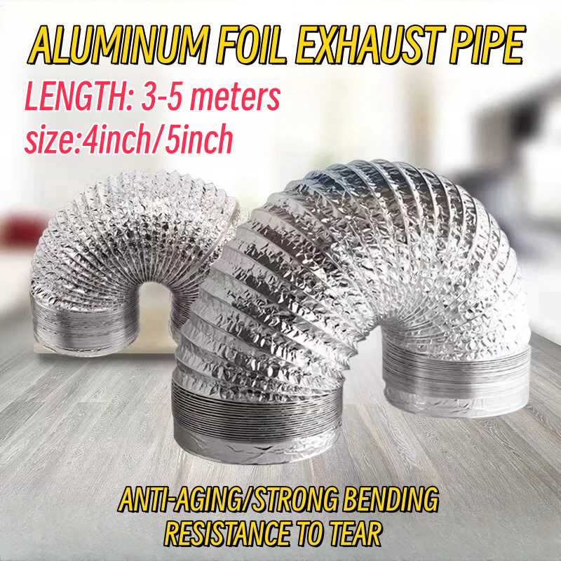 5M Ventilation Duct Exhaust Pipe Thickened Smoke Tubes Range hood hose ...