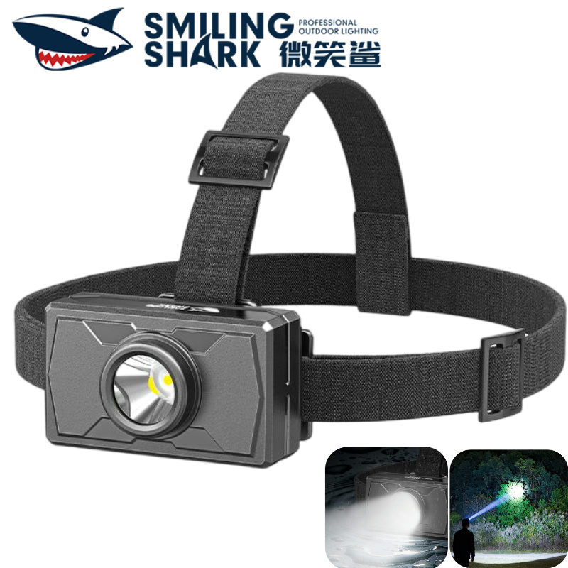 Smiling shark TD0224 LED Mini Headlight 3Mode Work Light Type-c ...