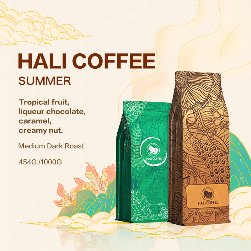 whole Bean Coffee Medium-Dark Roast, Tropical fruit, Liqueur chocolate ...