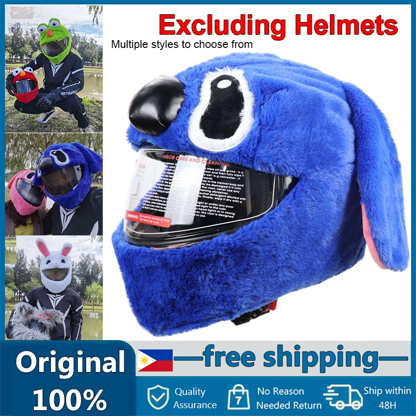 Motorcycle Helmet Panda Animal Cover Motorbike Funny Heeds Crazy Case ...