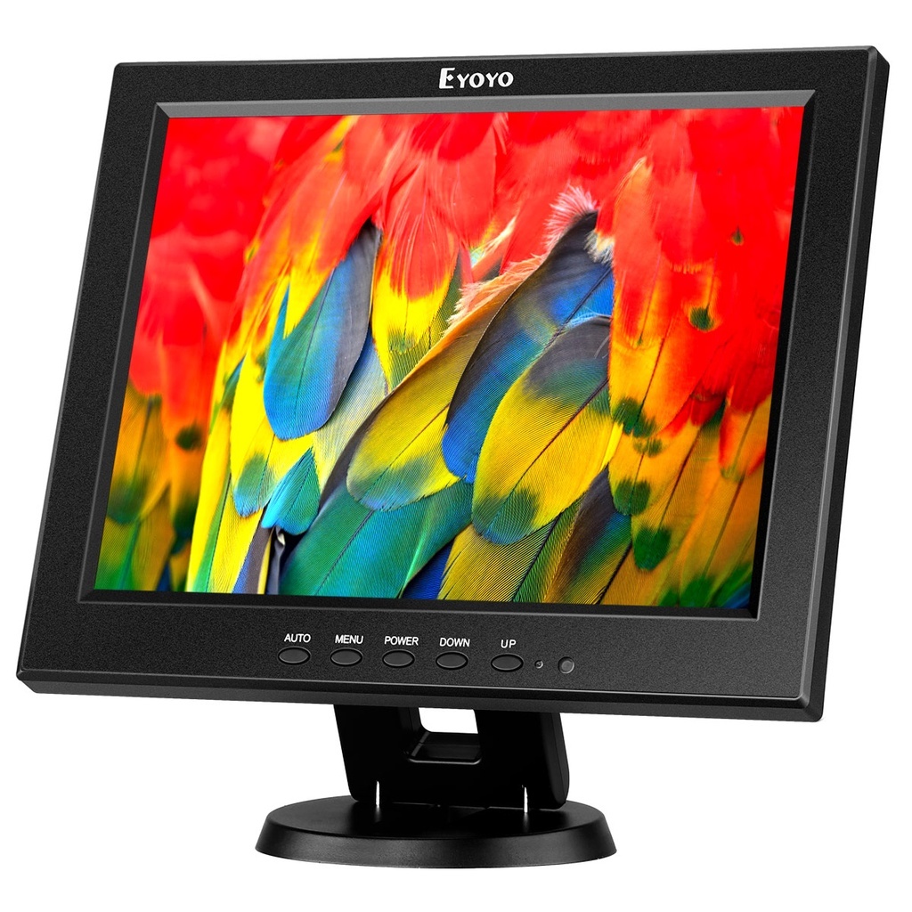 Eyoyo 12 Inch HDMI Monitor with BNC VGA AV HDMI Input 800x600 Portable ...