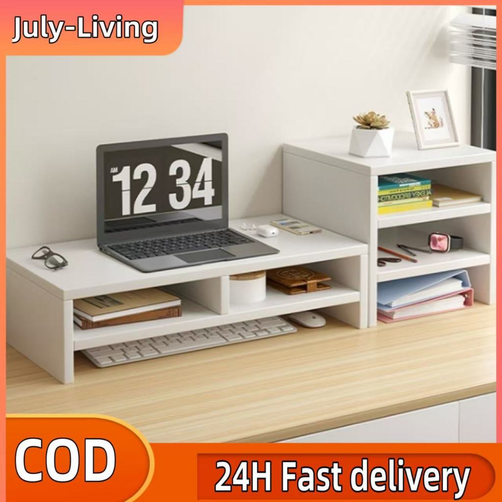 COD Monitor Stand Computer Screen Increased Holder Wooden Desktop Rack ...