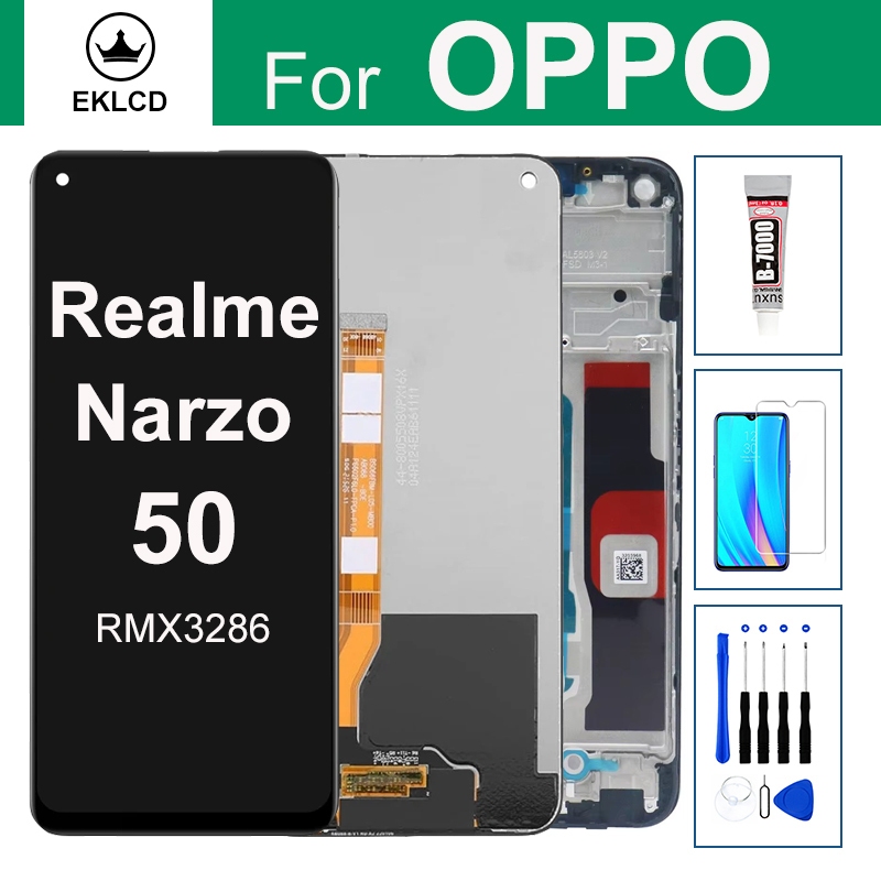 LCD For OPPO Realme Narzo 50 RMX3286 Narzo50 Display Touch Screen ...