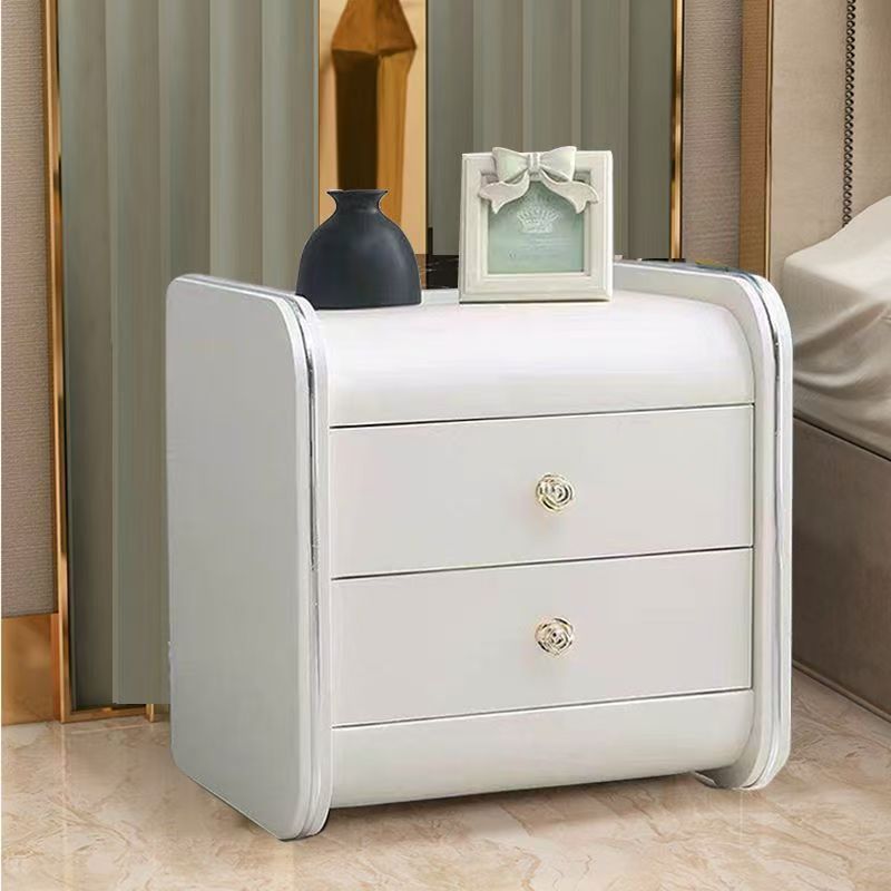 Hotel bedside tables European bedside tables leather storage cabinets ...
