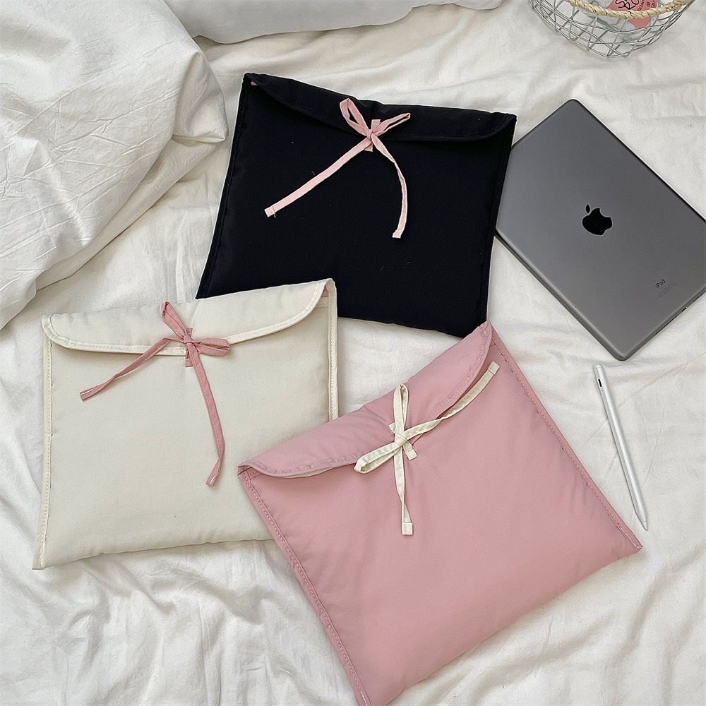 Bow tablet inner bag shock-absorbing 10.7 11 13.3 13 iPad bag | Shopee ...