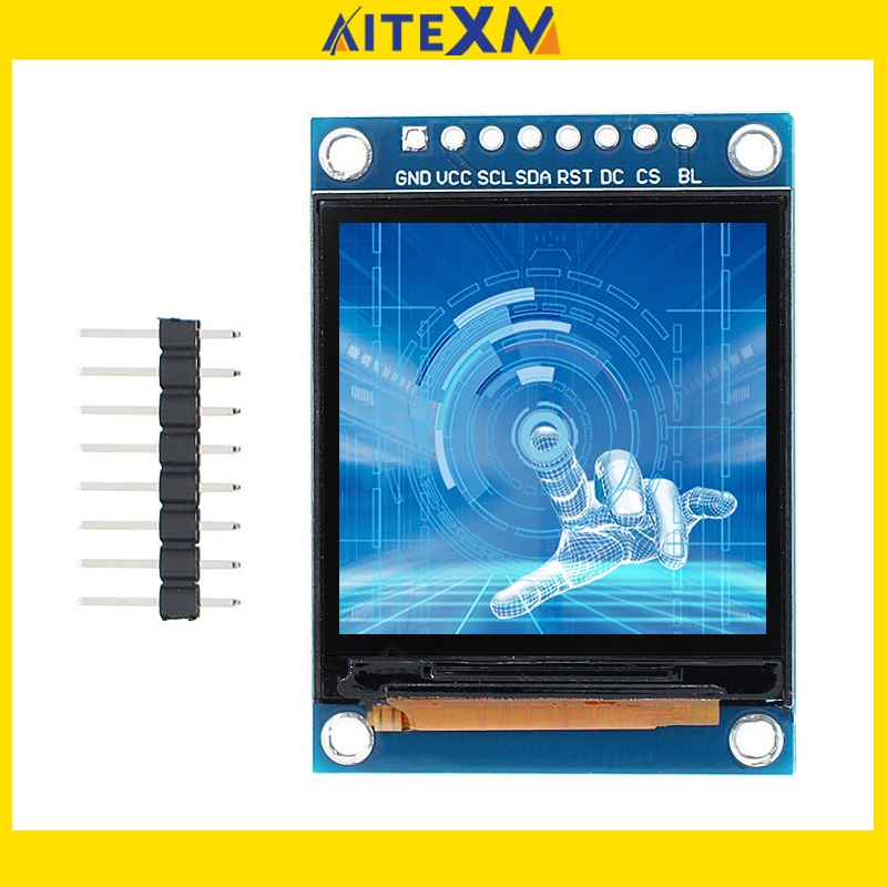 1.54 Inch 1.54" Full Color TFT Display Module HD IPS LCD LED Screen 240x240 SPI Interface ST7789 ...