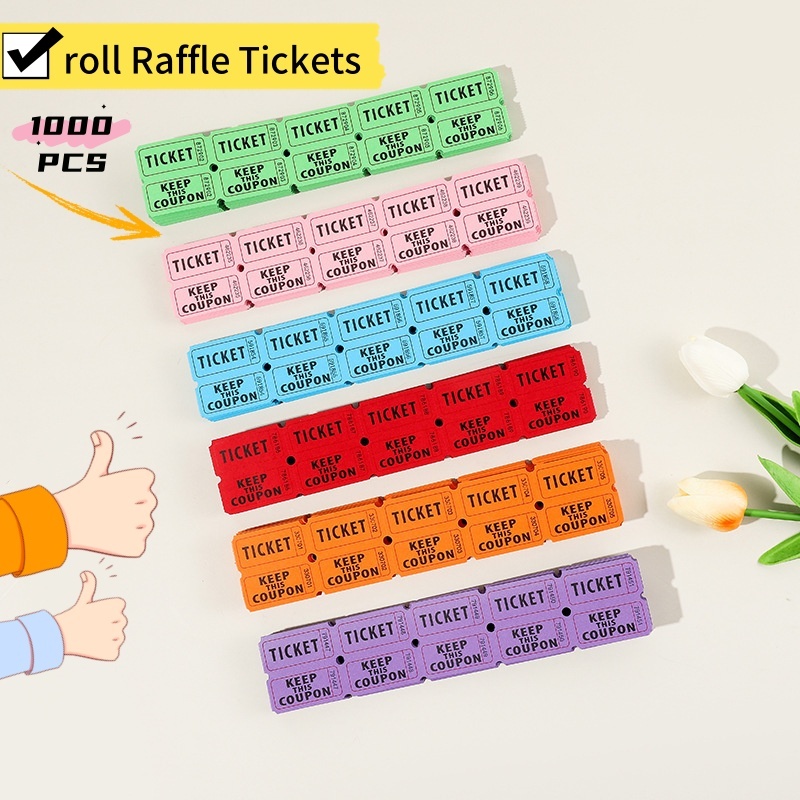 3000pcs Raffle Ticket Personalized/Raffle Ticket/Ticket Roll/Ticket ...