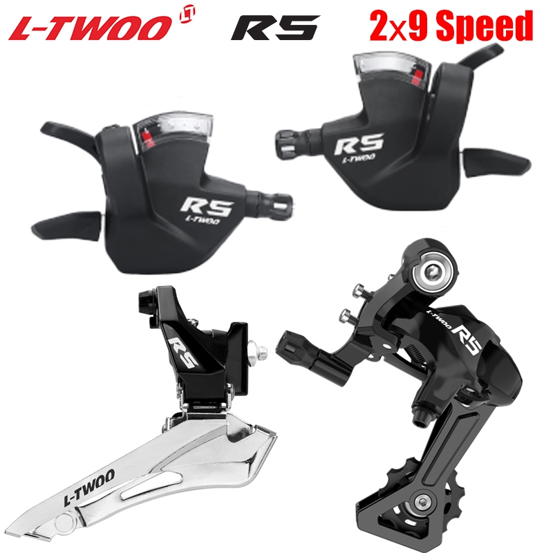 LTWOO R5 flat handlebar window thumb shift front and rear derailleur road bike 9-speed 18-speed ...