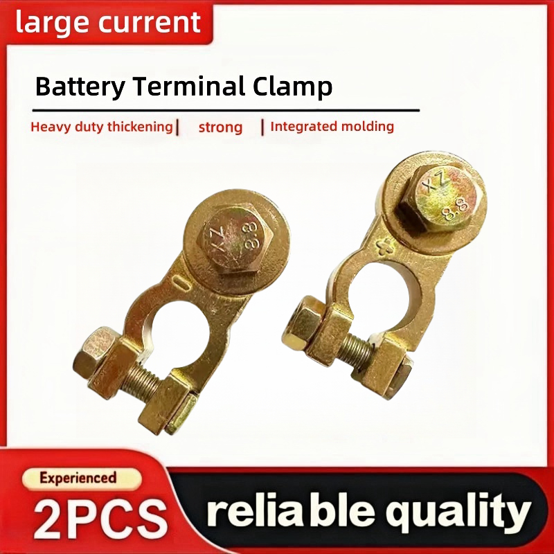 2pcs Battery Clamp Terminal Car/Battery Terminal Connector/Brass Car ...
