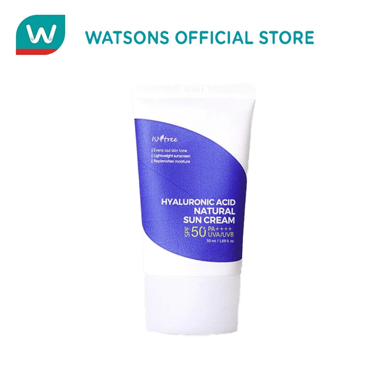 ISNTREE Hyaluronic Acid Natural Sun Cream SPF 50+ PA++++ 50ml ...