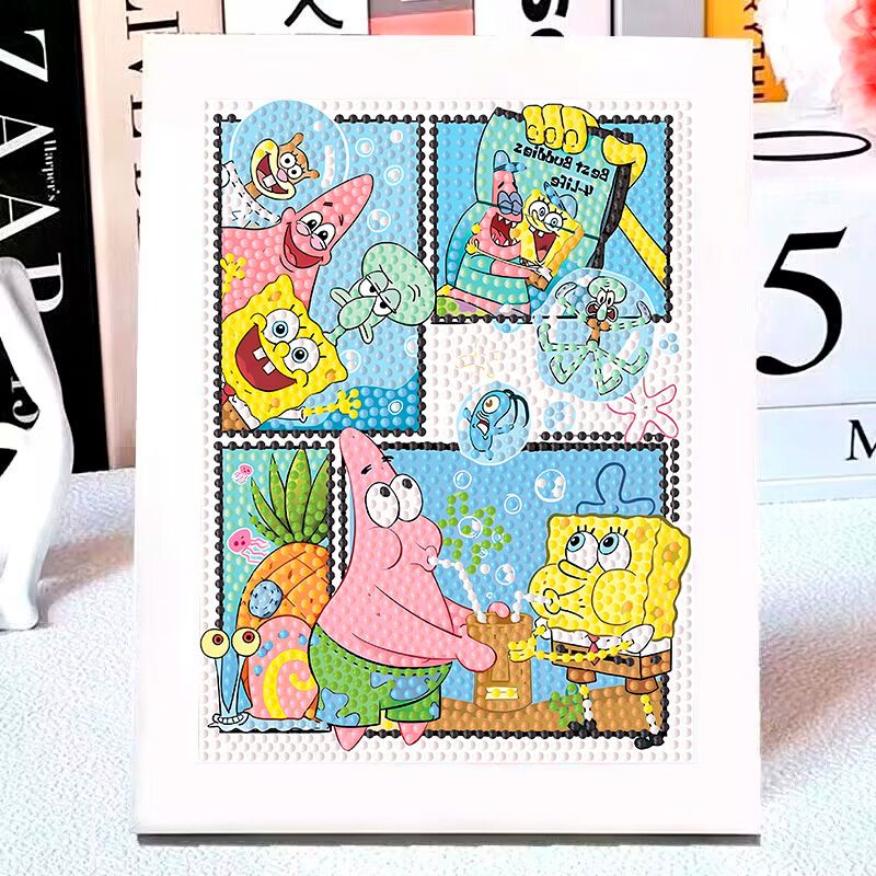 Crayon Shin-Chan Diamond Painting Handmade diy Material Package Cat and ...