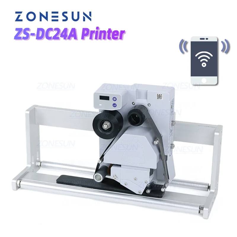 Zonesun Small Date Coding Machine Can Edit Text Barcode QR Code Batch ...