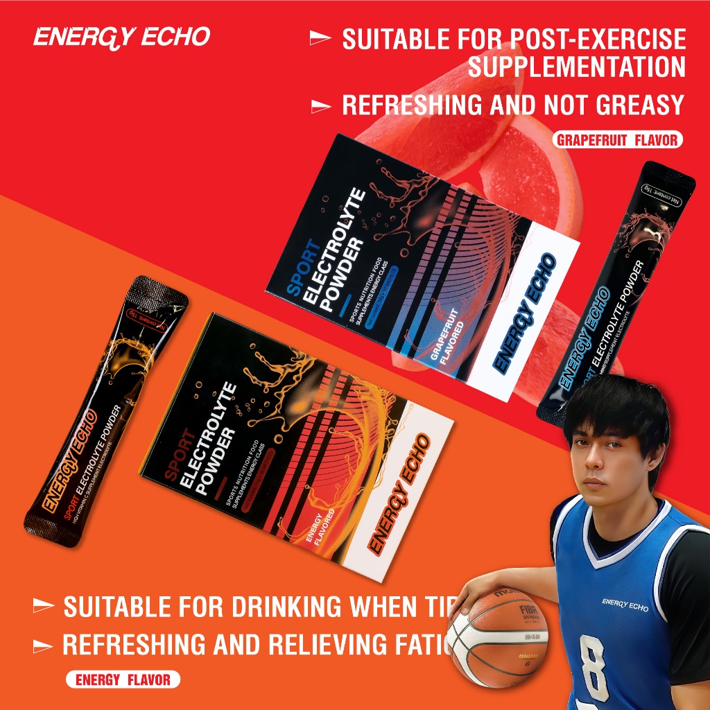 Energy Echo Electrolyte Sports Solid beverage Energy drink Electrolyte powder replenish ...