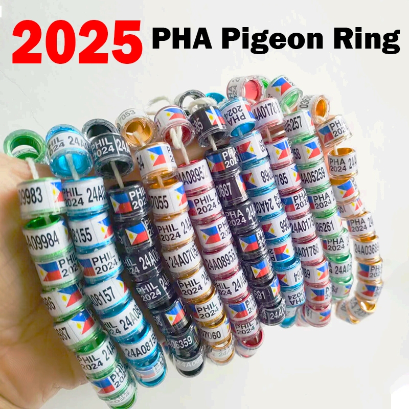 10Pcs 2025 Multicolor PHA Pigeon Ring Oval Pigeon Foot Ring Bird ...