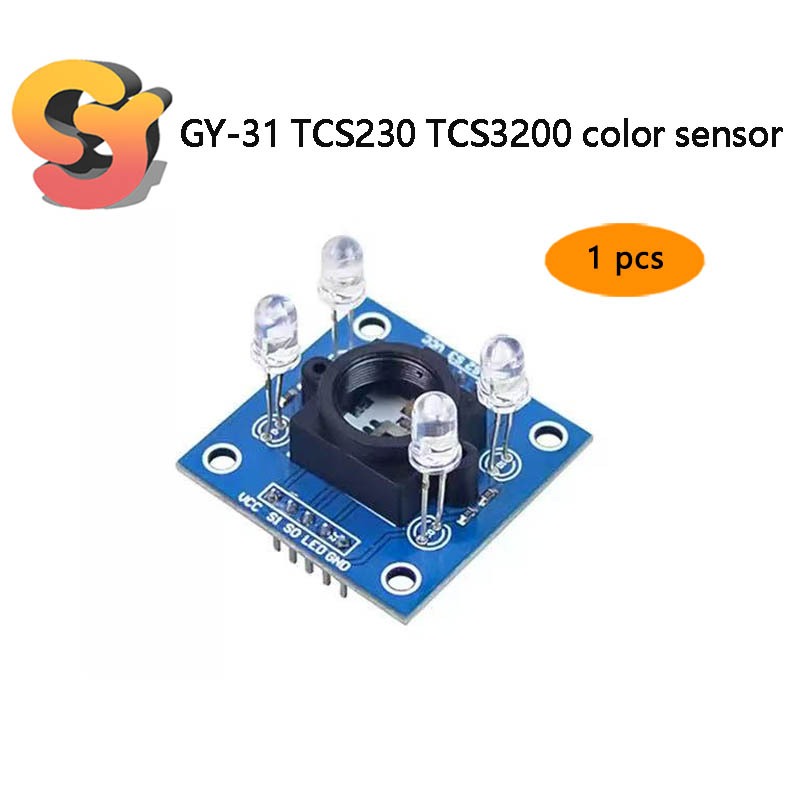 [Ready Stock Supply] 1pcs Color Sensor GY-31 TCS230 TCS3200 Color Identification Module Color ...