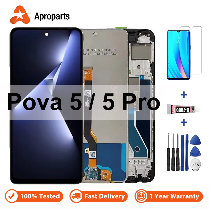 For Tecno Pova 5 Pova5 Pro LH7n LH8n LCD Display Touch Screen Digitizer ...