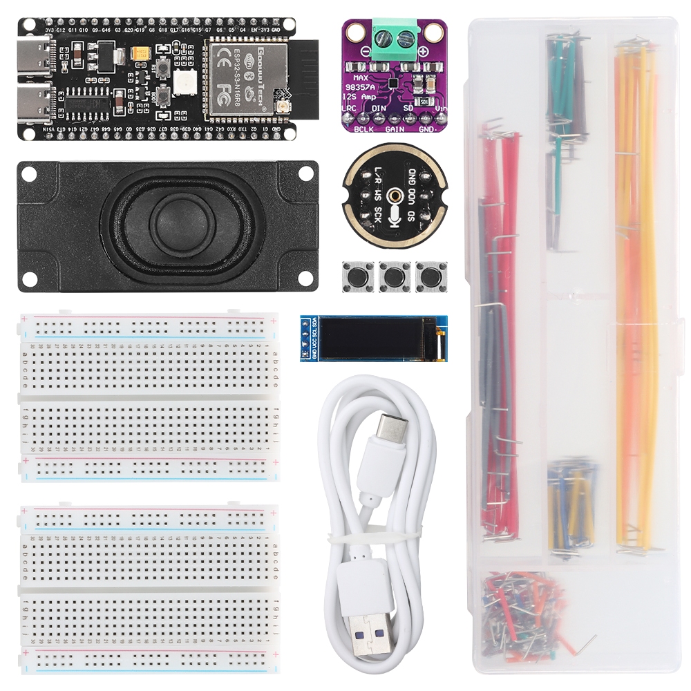 Tscinbuny Esp32 Basic Starter Kit Al Smart Voice Chat Wifi Bluetooth Iot Development