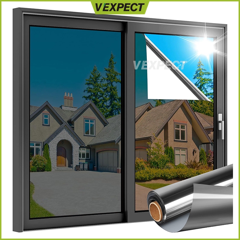 Thickened One Way Mirror Window Film Sticker, Window Film Privacy Glass ...