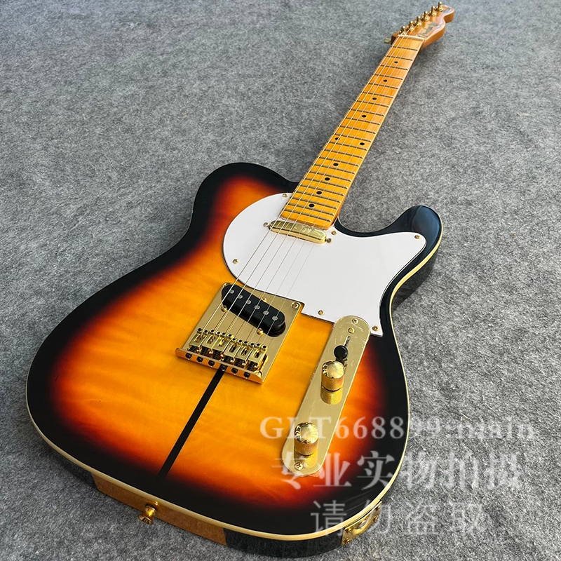 Fender Telecaster Guitar, Tiger Skin Texture Surface, Professional ...