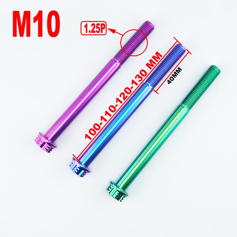 TC4/GR5 M10X90-100-110-120-130 Titanium Alloy Flange head Torx Screw ...