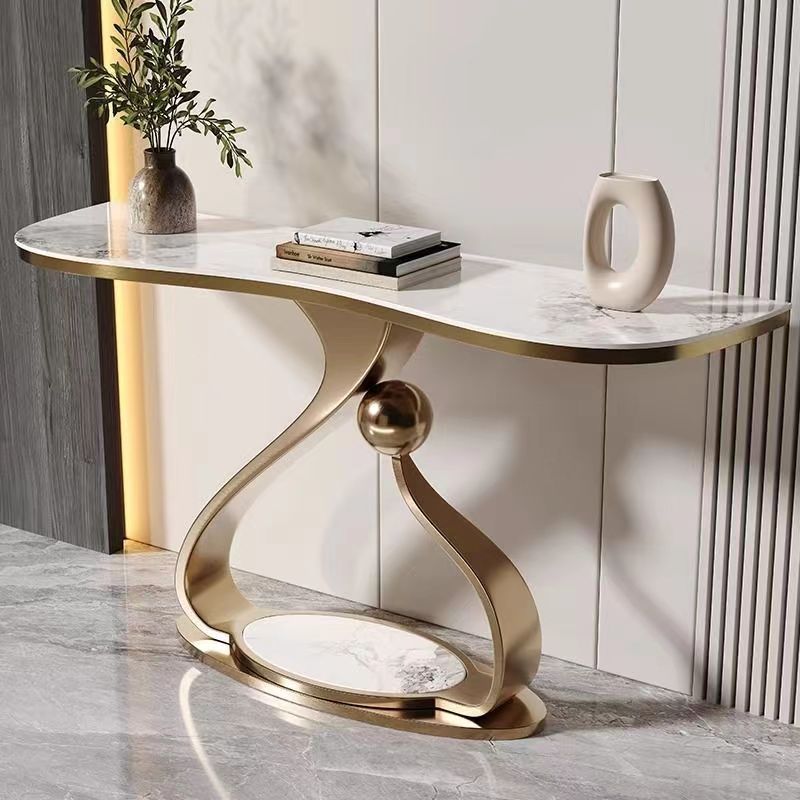 Ins Style Slate Entrance Table Modern Minimalist Entrance Table Living ...