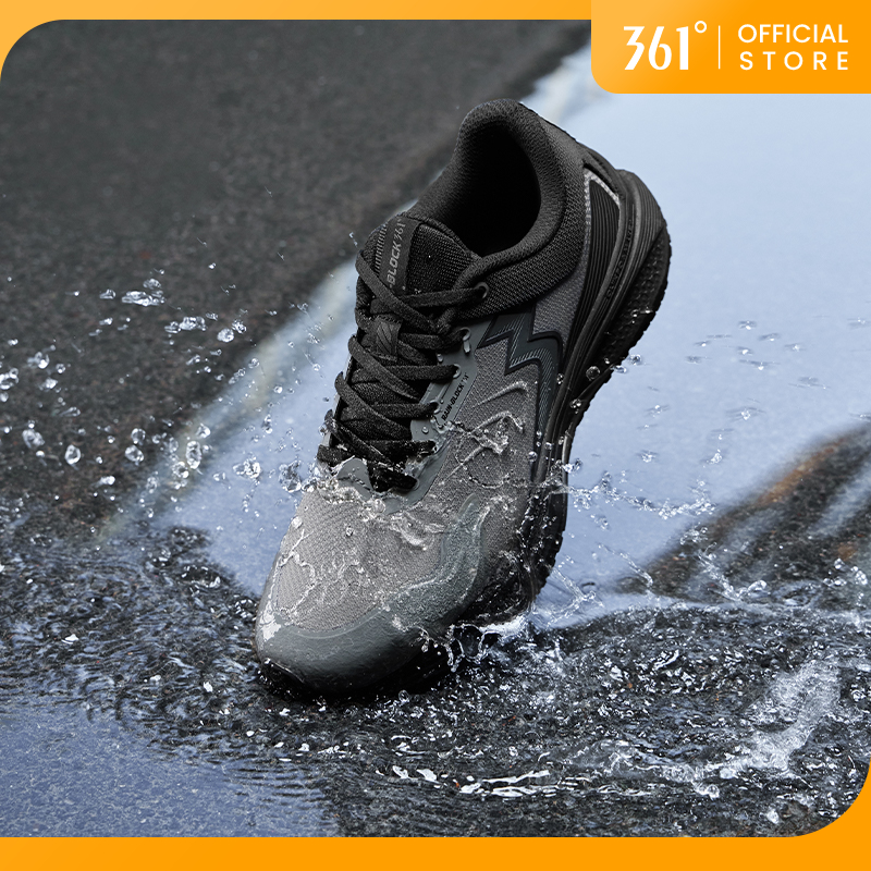 361 Degrees Tatin Rainblock Men Running Shoes Waterproof Shock ...