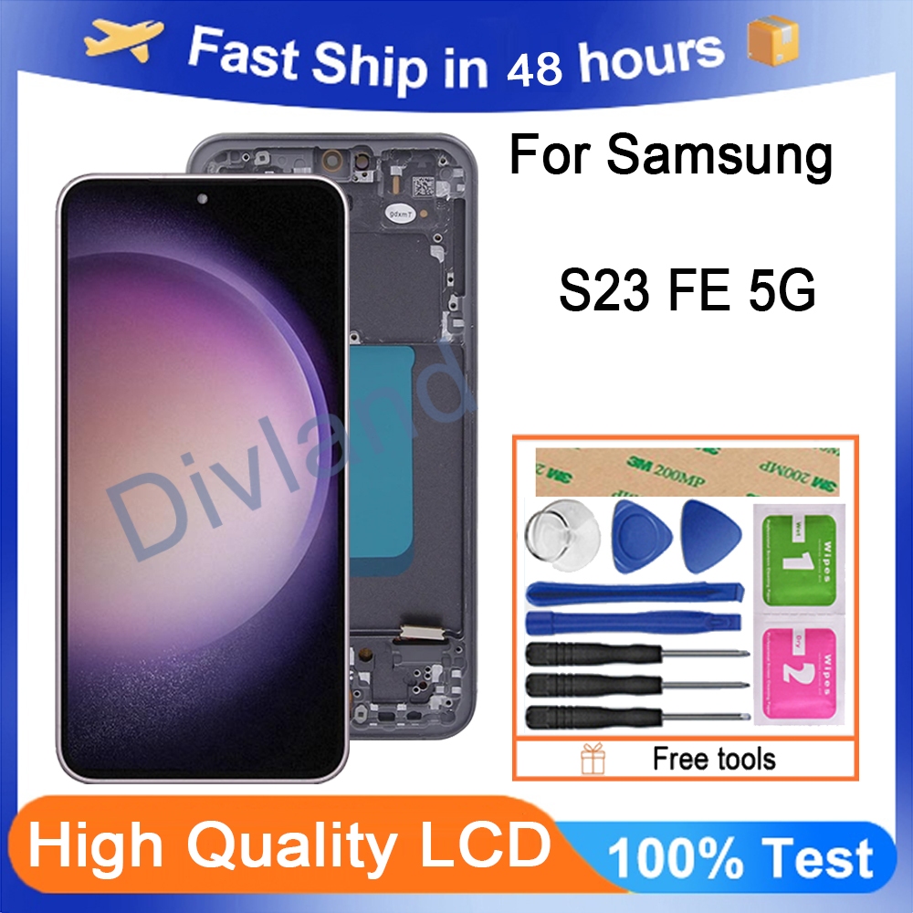 Ori AMOLED OLED For Samsung Galaxy S23 FE 5G LCD Display Touch Screen ...