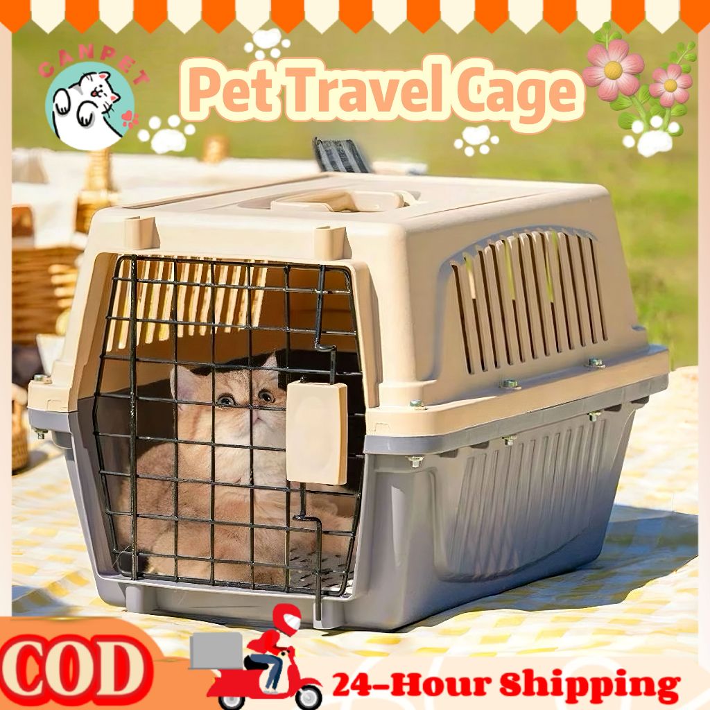 Portable Pet Carrier Travel Cage Cat Cage Dog Carrier Cat Carrier ...