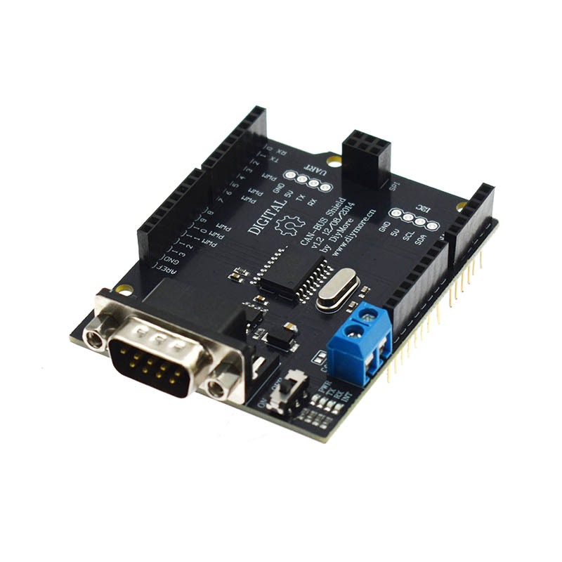 1Set MCP2515 Can Bus Shield Board SPI Interface 9 Pins Standard Sub-D Connector Expansion Module ...