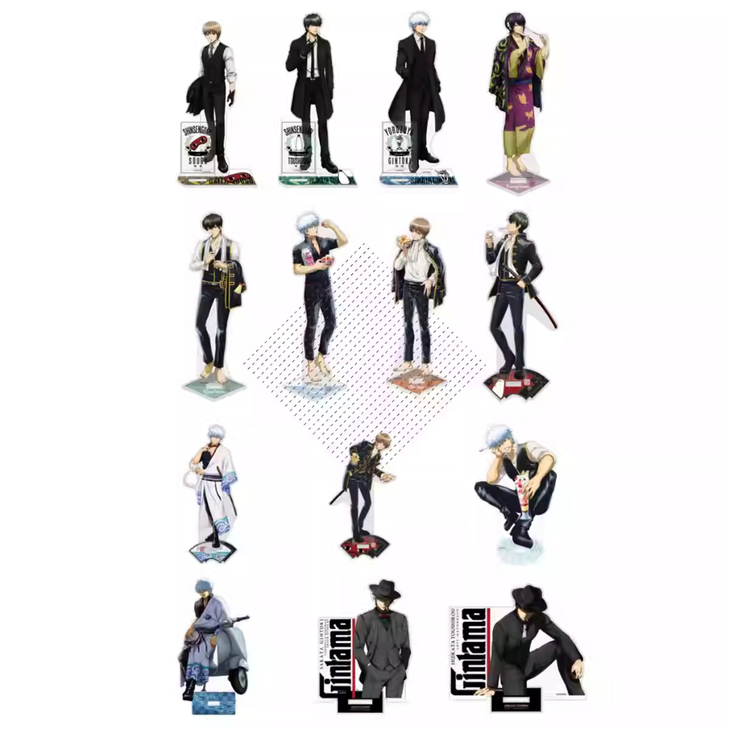 Gintama Anime Acrylic Standee Set - Gintoki Sakata, Yoshida Shouyou ...