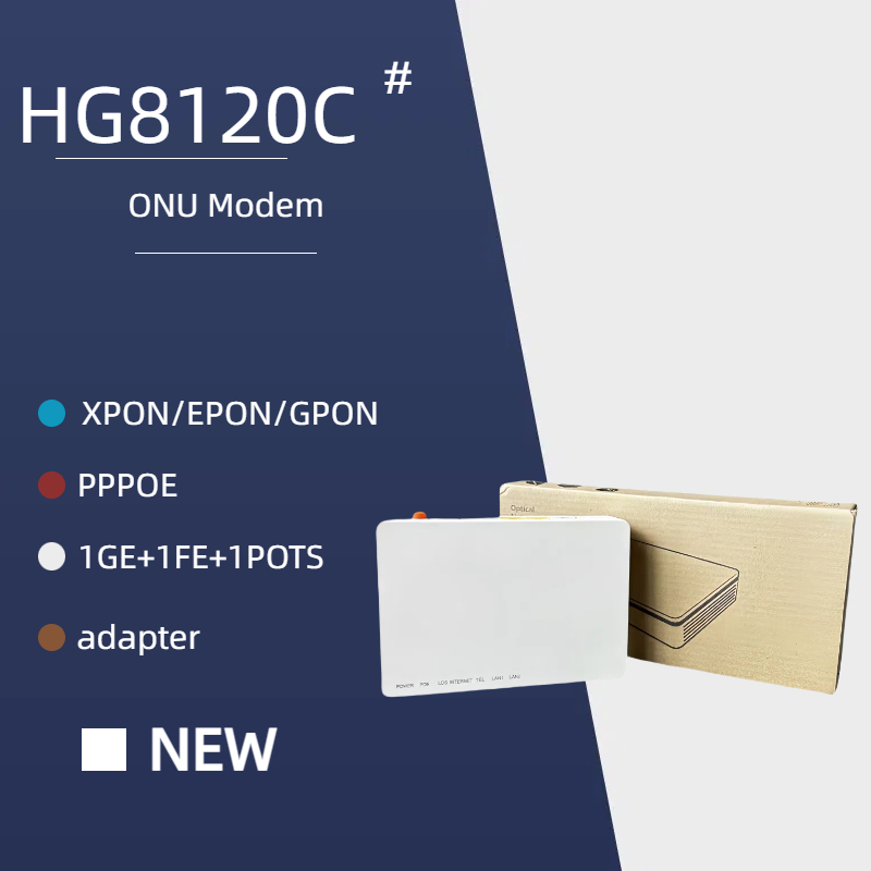 HG8120C ONU ONT terminal, 1 voice port + 2 data network ports, OpenLine EPON/GPON/XPON with ...