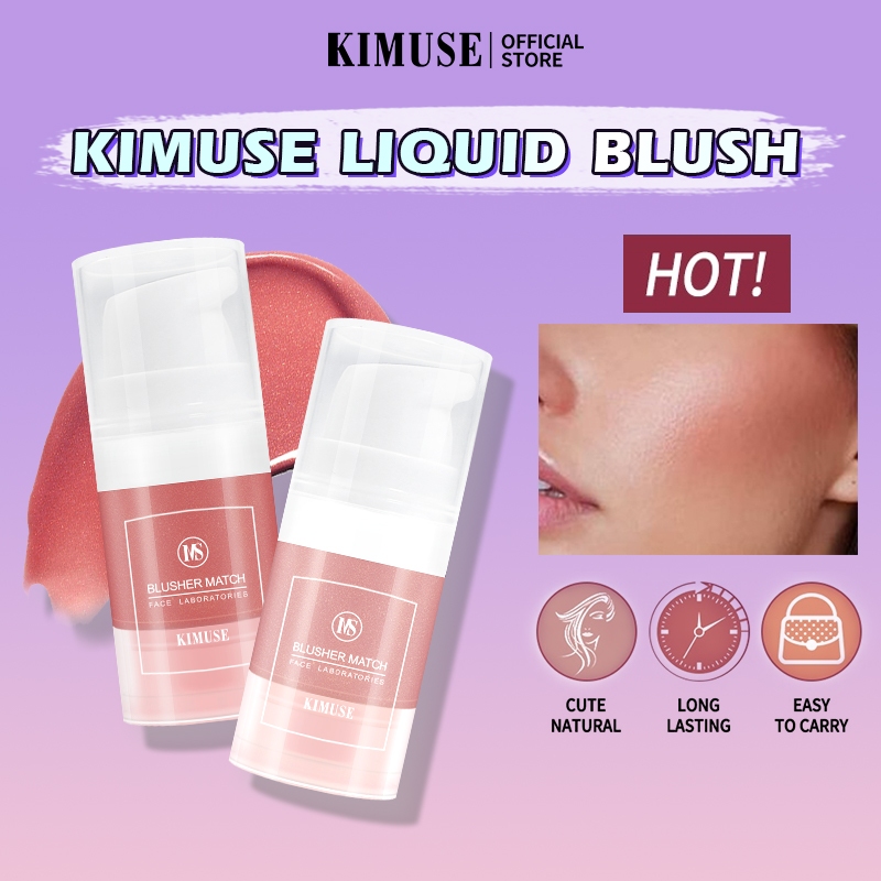 KIMUSE Liquid Blush Long Lasting Waterproof Sweatproof Non-Fade ...