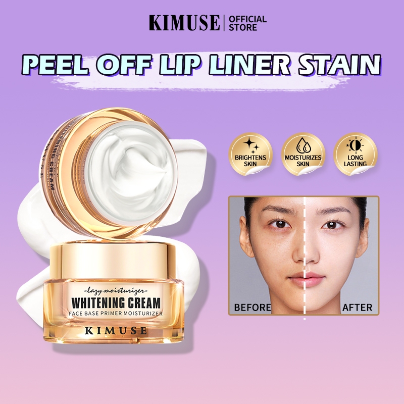 KIMUSE Whitening Cream Face Base Primer Moisturizer Makeup Lazy Cream ...