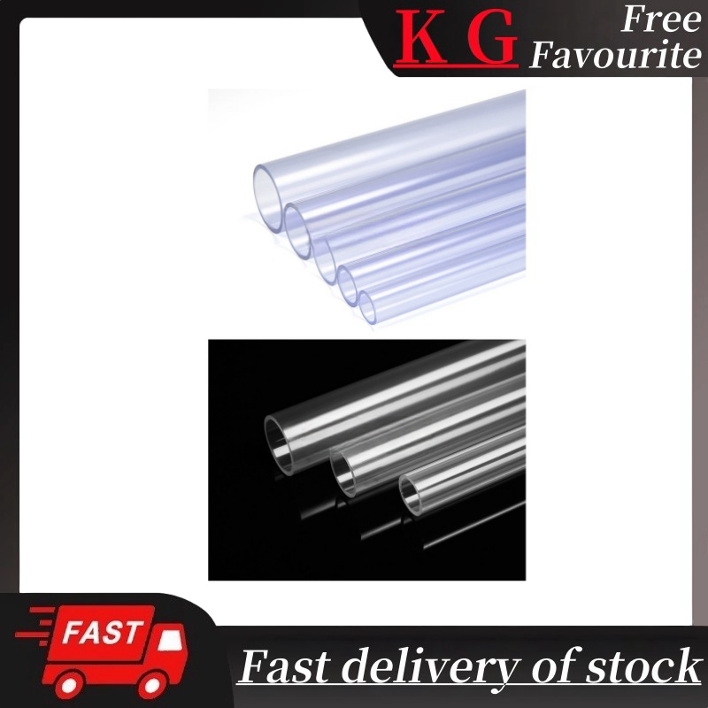 Transparent Plastic Pipe UPVC Water Supply Pipe Industrial Drainage ...