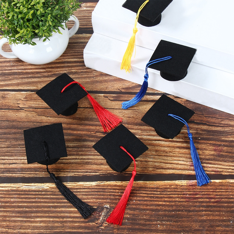 6pcs Mini Doctor Hat Mini Hat Bottle Cover Graduation Party Favors ...