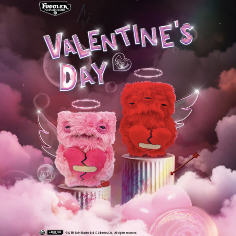 Fuggler Valentine's Day Love Monster Tooth Monster Funk Ugly Cute ...