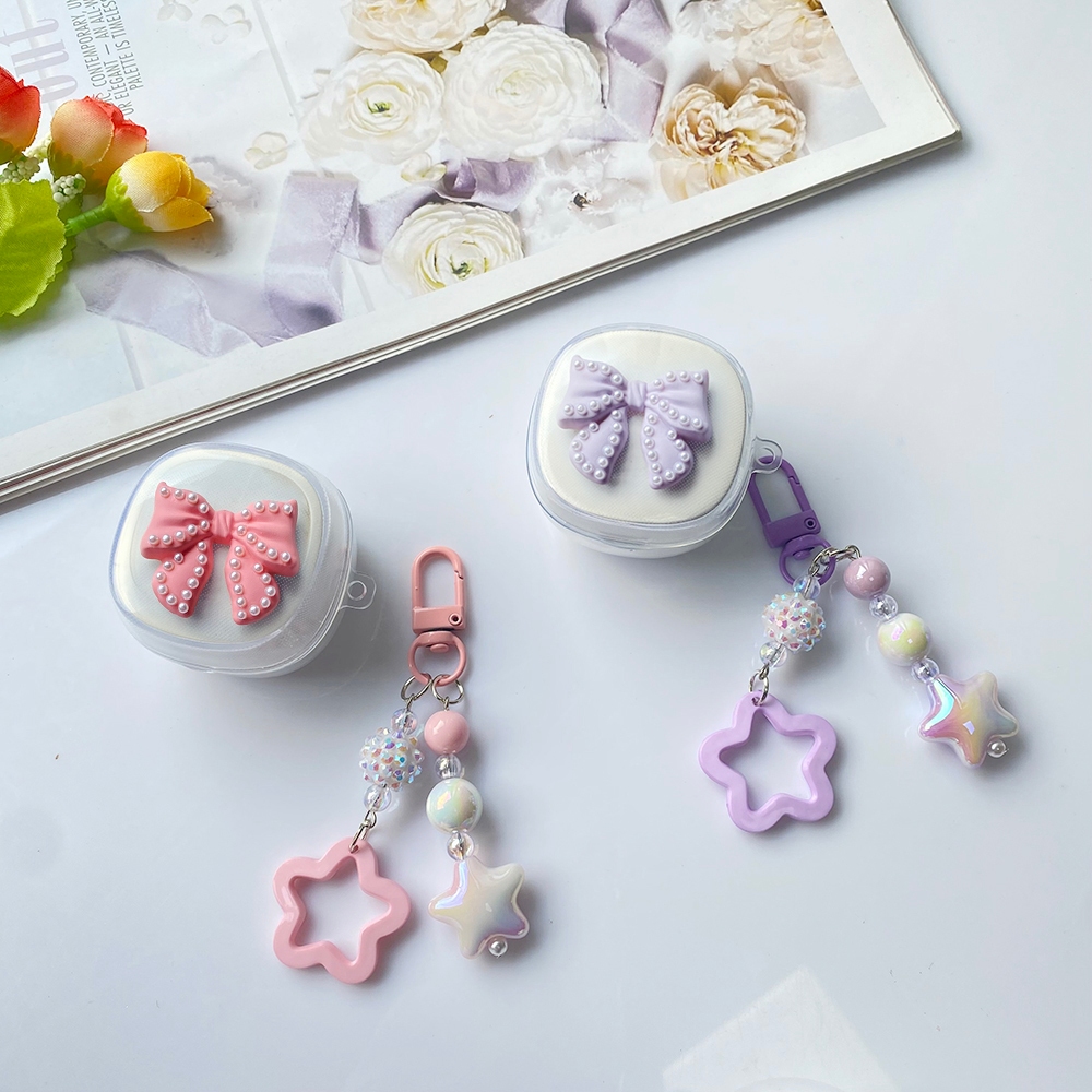 ins love Glitter Cover For Baseus WM01 Case WM02 /E19 / E18 E20 E17 E16/BD1 cute with Keychain ...