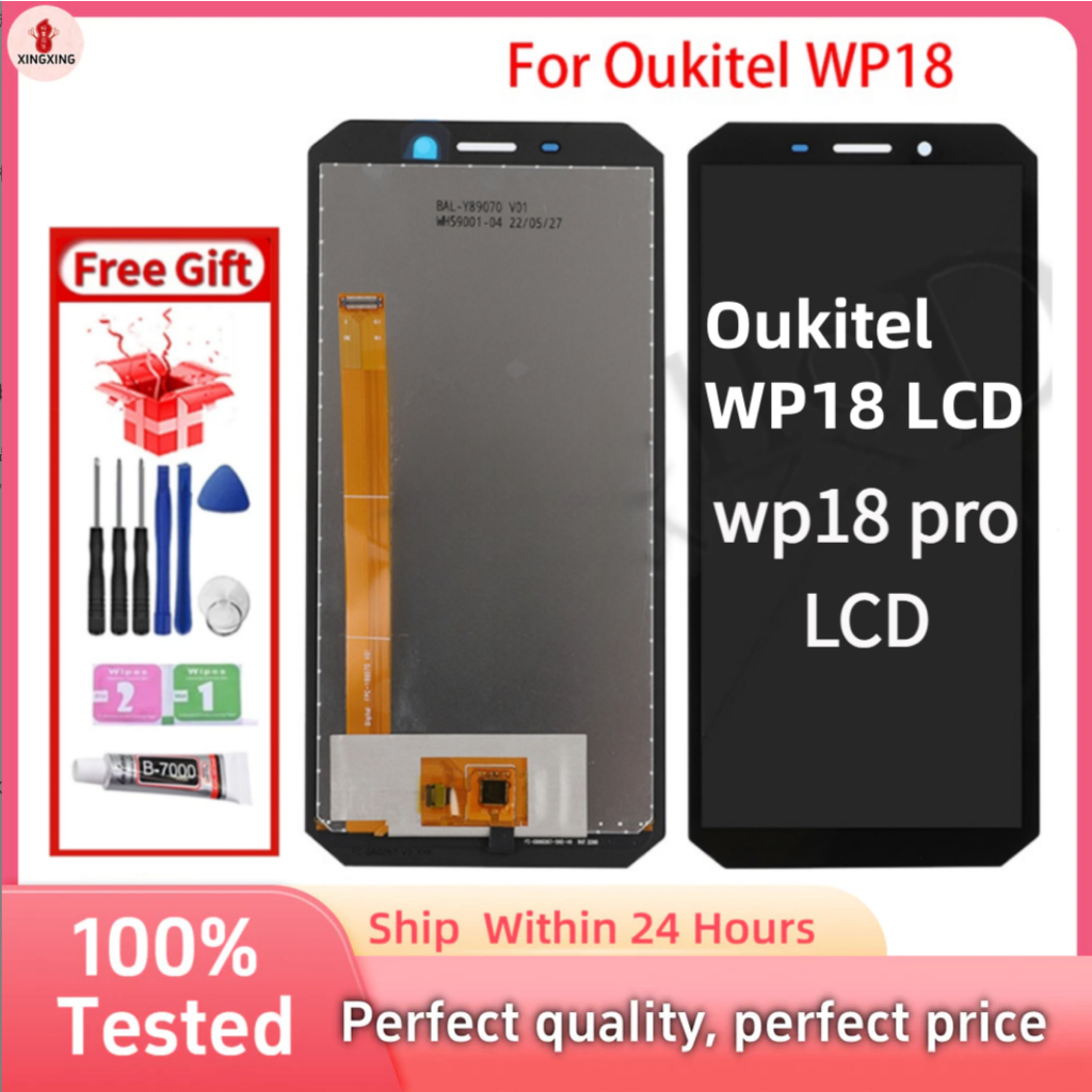 100% Tested New LCD For Oukitel WP18 LCD/Oukitel WP18 Pro LCD Display ...