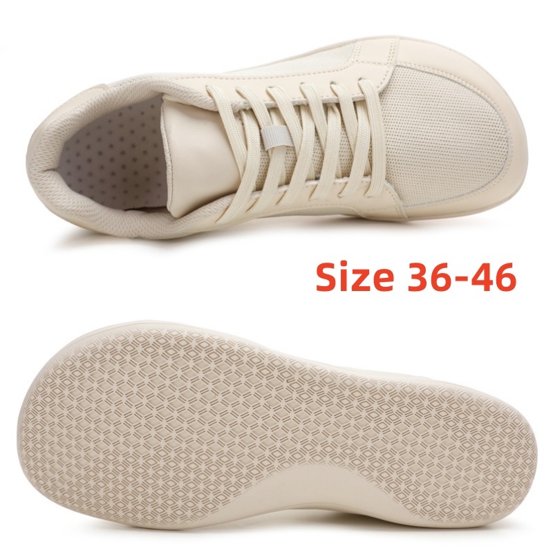 Big Size 36-46 Wide-Toed Men Women Walking Shoes Anti-Slip Lightweight ...
