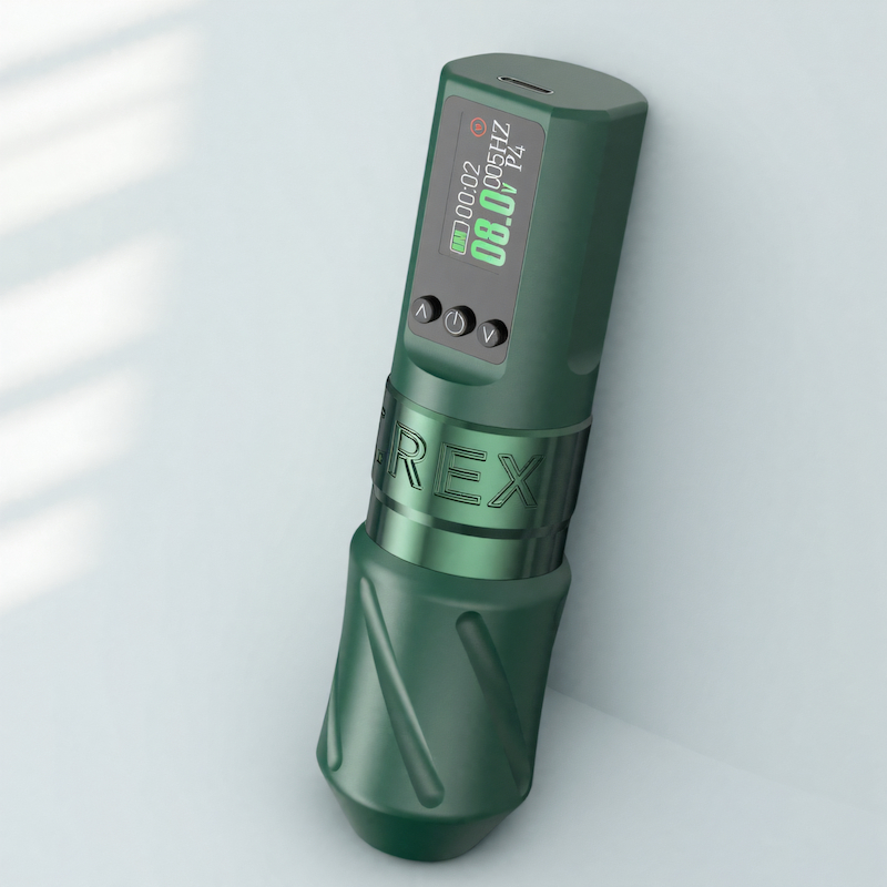 Trex Wireless Pen Type Tattoo Machine (Features dot tattoo work mode ...