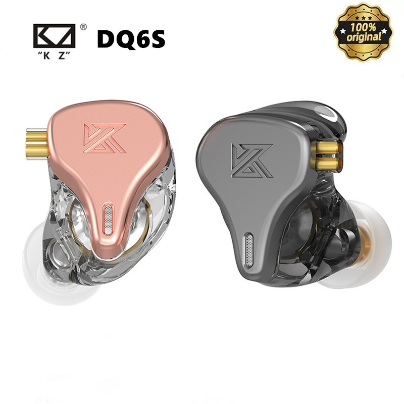 KZ × HBB DQ6S in-Ear Earphone Bass Headset HiFi Music Monitor Headphones with 2Pin Replaceable ...