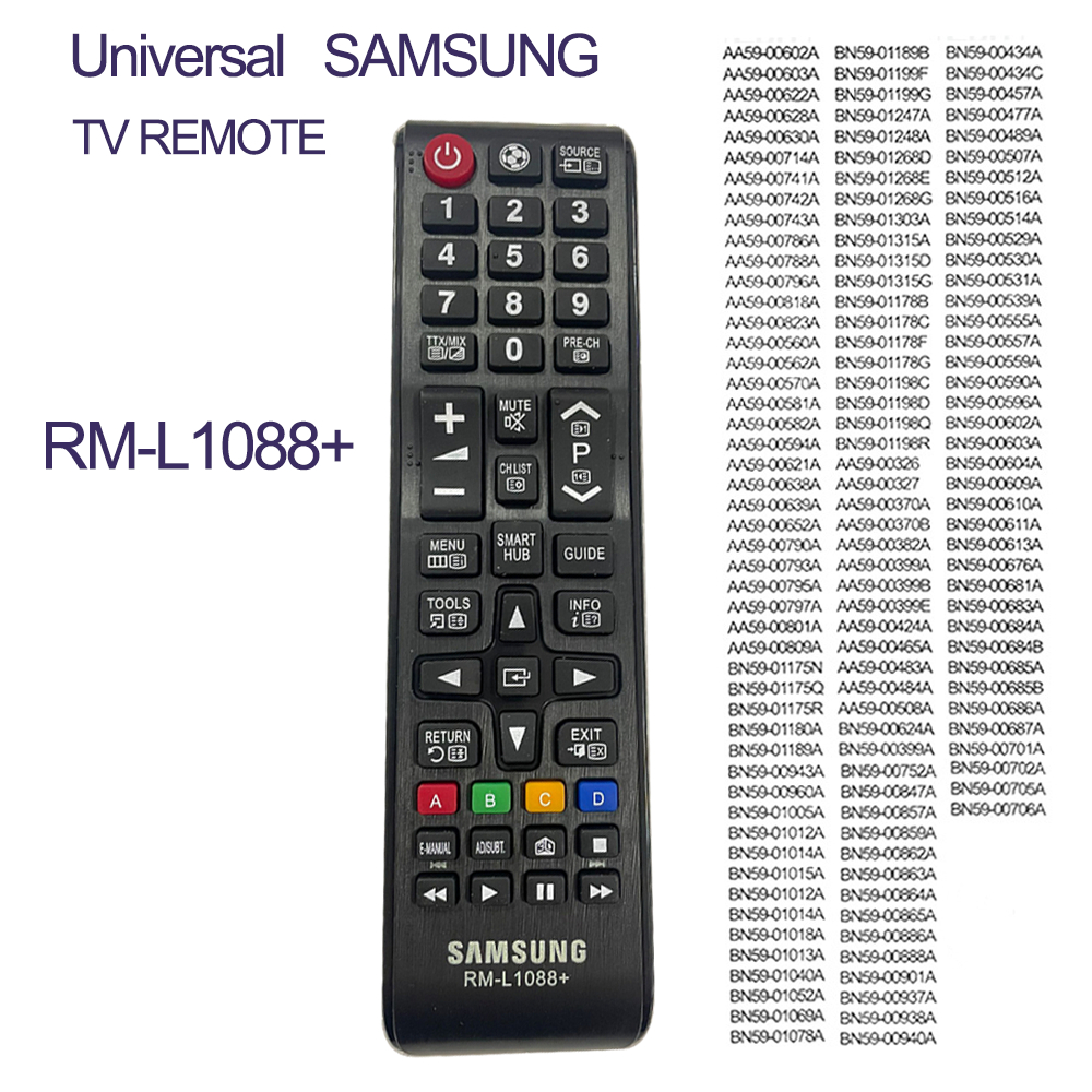 Universal Samsung Remote Control LCD Smart TV Remote Control (No Need to Set, Direct Use) RM ...