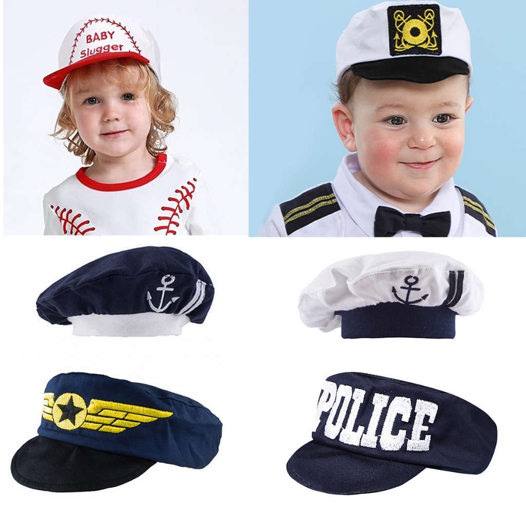 Cap for Baby Boy Pilot Hat Infant Girls Baseball Cap Halloween Costume ...