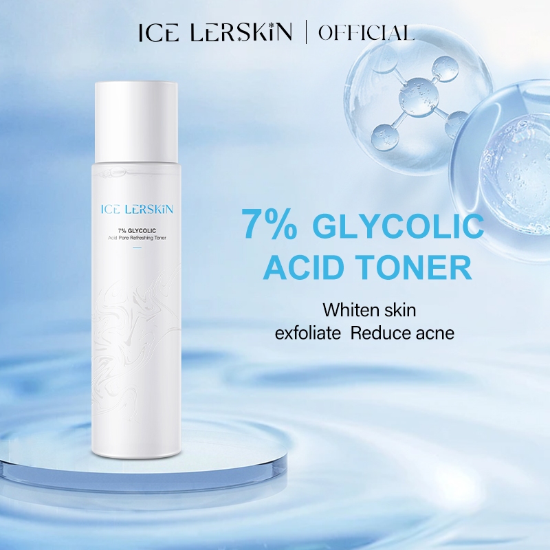 ICE LERSKIN Toner 7% Glycolic Acid Whitening and Exfoliate Skincare ...