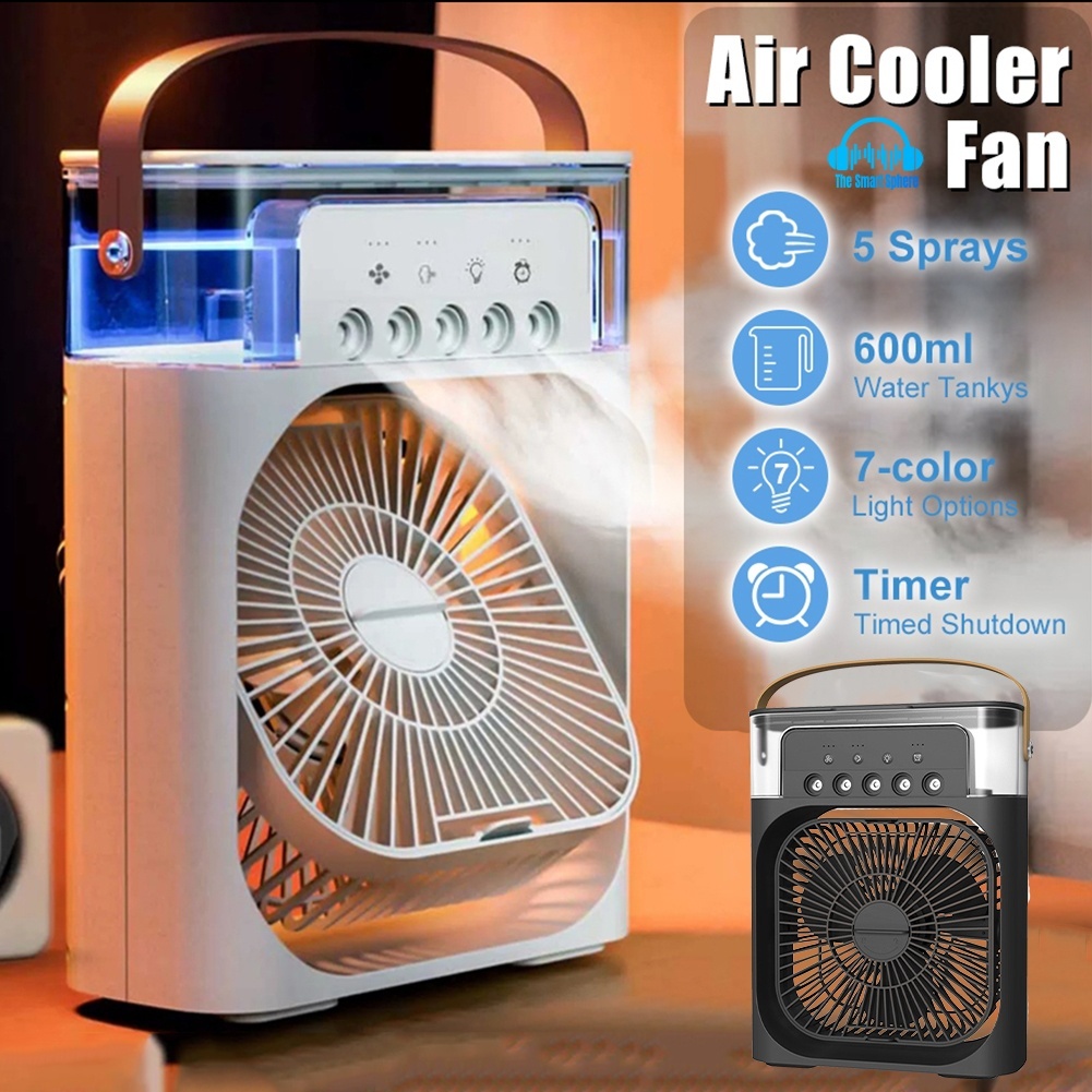 Air Cooler Fan Electric Fan Air Cooler Fan Mini Air Conditioner Cooling ...