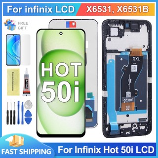 LCD IPS For Infinix Hot 50i X6531 X6531B/Hot 50 5G X6720 LCD Digitizer ...